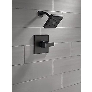 Delta Faucet Ara 14 Series Single-Function Shower Handle Valve Trim Kit, Matte Black T14067-BL (Valve Not Included)