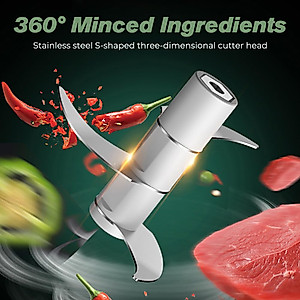 USB Rechargeable Electric Garlic Grinder, 2023 New Portable Veggie Chopper Garlic Electric Grinder Onion Chopper, Mini Food Chopper Tool for Vegetable, Ginger, Chili, Fruit, Meat (Green, 100ml)