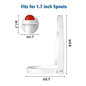 Cossylife Laundry Detergent Cup Holder, Detergent Drip Catcher, Fabric Softener Gadget Cup Holder, Tidy Laundry Room - No More Leaks or Mess for Laundry Room [2 Pack]