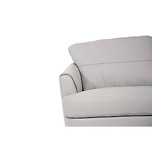 Acme Tacoma Leather Sofa in Beige