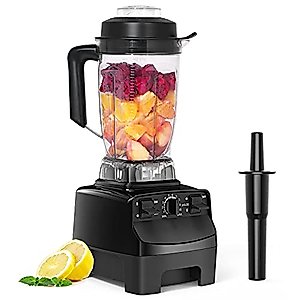 Blender Smoothie Maker Smoothie Blender 1450W, Jug Blender with 8 Sharp Ice Crusher Blades, Professional Food Processor and Blenders for Kitchen with 2L BPA-Free Tritan Container