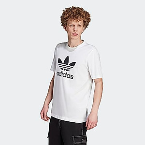 adidas Originals baby boys Trefoil Tee Shirt, White/Black, 18 Months US
