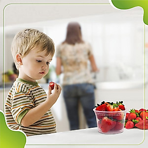 Deli Containers with Leakproof Lids-60 Sets [ 20sets-8oz, 20sets-16oz, 20sets-32oz] BPA-Free Plastic Microwaveable Clear Food Storage Container Premium Heavy-Duty, Freezer & Dishwasher Safe…