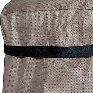 Duck Covers Elite Water-Resistant 50 Inch Square Fire Pit Cover, Patio Furniture Covers