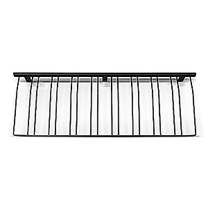 Vinotemp Wall Mount Wine Rack 9 Bottle Capacity Wire Metal Wine Holder for Red, White, Sparkling, Campaign Bottles for Home, Kitchen, Bar Storage