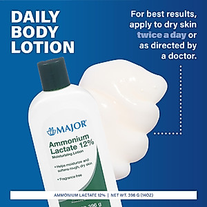 Major Pharmaceuticals Ammonium Lactate Lotion 12% 396 g (14 oz)