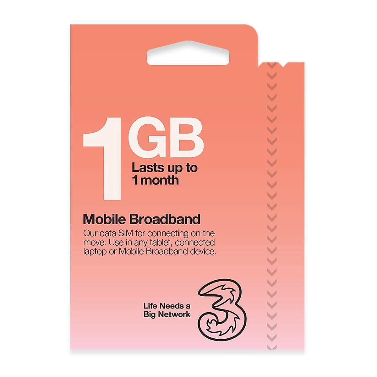 UK Three 1GB/30 Days Europe Sim Card in 42 Countries. Free SIMS No Registration Needed! Roaming Saver!