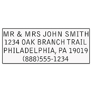 Trodat Printy Economy Self-Inking Do It Yourself, Customizable Message or Address Stamp, Impression Size: 3/4 x 1-7/8 Inches, Black (5915) (USS5915)