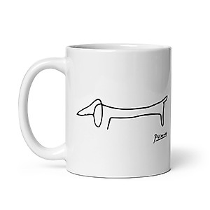 Dog Lump Dachshund Line Art Mug (11oz - 15oz)