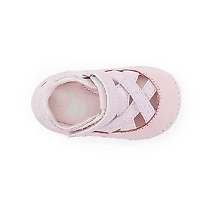 Stride Rite Girls Soft Motion Kiki 2.0 First Walker Shoe, Light Pink, 5 Toddler