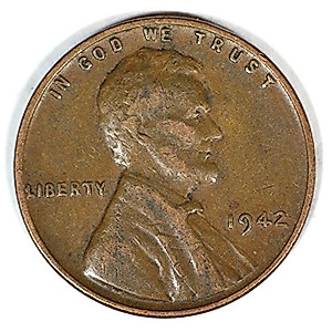 1942 P Lincoln Wheat Cent Penny Seller Good