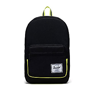 Herschel Supply Co. Pop Quiz Black Enzyme Ripstop/Black/Safety Yellow One Size