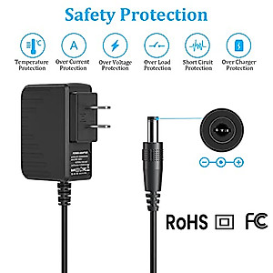 6V 2A Charger Adapter for ProForm Elliptical Smart Strider 480 490 500 600 LE, 390 395 475 510 E, 510 EX, 400 700 for Exercise Bike Extra Long Power Supply Cord (9.8 ft)