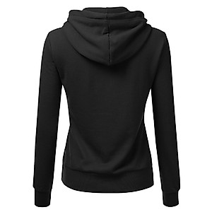 DOUBLJU Basic Lightweight Pullover Sweater Top Essential Comfy Casual Hoodie Sweatshirt for Womens Clothes with Plus Size
