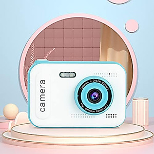 20 MP HD SLR Camera -High-Definition Front and Rear Dual-Camera Children's Camera,Take Photos and Videos, Listen to Music and Play Small Games, Children's Gift (Sky Blue)