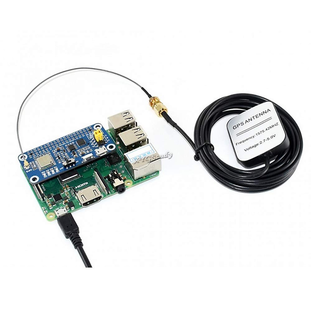 Raspberry Pi GNSS L76X GPS HAT Supports Multi-GNSS Systems GPS BDS QZSS Supports DGPS SBAS ...