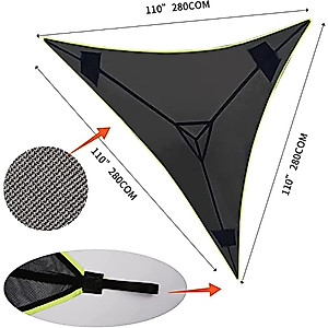 Triangle Hammock Tent Camping Multi Person Hammock 3 Point Design Suitable for 1~2 People