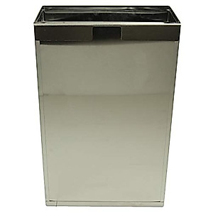 Frost 326 Waste Receptacle, Metallic