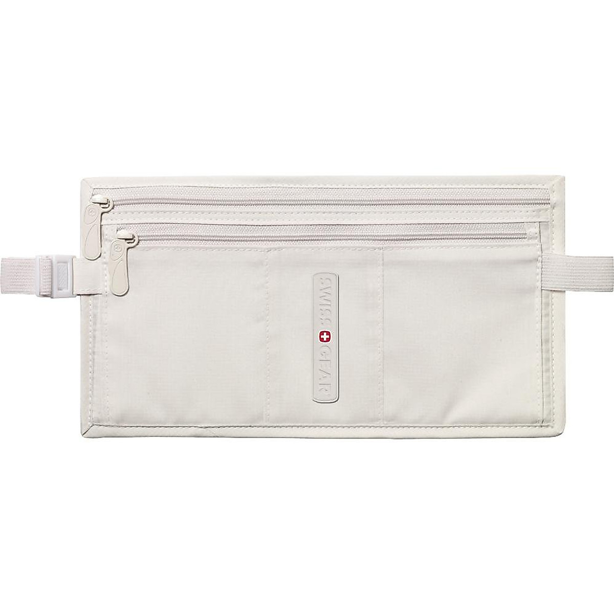 SwissGear Double-Pocket Money Belt with Adjustable Elastic Belt - Ultra Light and Durable Performance Polyester is Tear and Abrasion Resistant