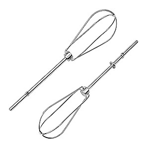 Hand Mixer Beaters W10490648 Hand Mixer Attachment Beaters Replace W10490648 KHM2B AP5644233 PS4082859 (2PACK)