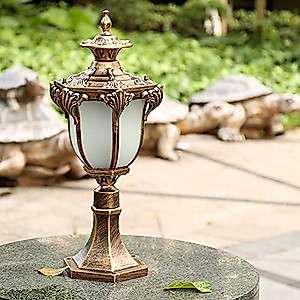 Enlylyog Fashion Simple European Style Home Outdoor Garden Lamp Villa Aisle Gate Wall Head Lamp Lawn Waterproof Stigma Wall Lamp