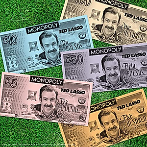Monopoly Ted Lasso | Officially Licensed Board Collectible Board Game | Play as Believe Sign, Goldfish, Tea up, Ted’s Visor and More | Based On Popular Comedy Series