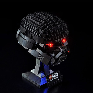 LED Light Set for Lego Dark Trooper Helmet 75343 (NOT Included The Lego Sets)