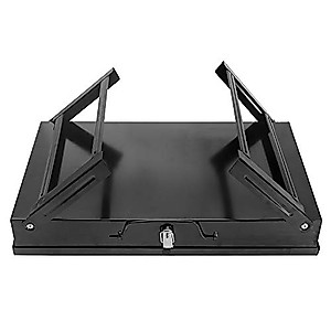 Folding Outdoor BBQ Grill - Portable Charcoal Barbecue Grill with Meat Fork & Shovel, Mini BBQ Grill for Camping/Picnic/Garden