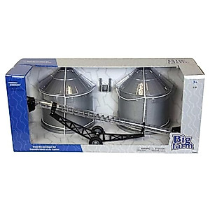 John Deere Tomy Big Farm Scale Grain Bin & Auger Set (1:16 Scale)