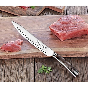 Cangshan N1 Series German Steel Forged Carving Knife, 9-Inch Blade