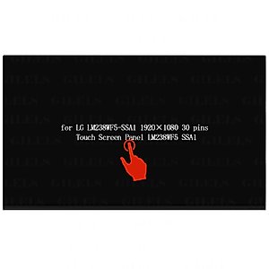 Replacement 23.8" LCD Screen Touch Digitizer Assembly for LG LM238WF5-SSA1 1920×1080 30 pins
