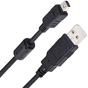 USB Data File Picture Transfer Charger Charging Wire Cord Cable CB-USB5 CB-USB6 CB-USB8 for Olympus Tough TG-830 TG-630 TG-860 TG-870 & Select Stylus (See Product Details & Pictures Before Buying)