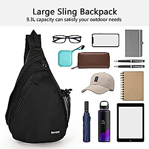 Storvyllf Small Messenger Bag,Single Strap Backpack Women Men Crossbody Bag Teen School Satchel Boys Girls Shoulder Daypack