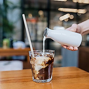 Sihuuu Straws Silicone Straws Drinking Straws Reusable Straws Thickened 5 Set with Brush