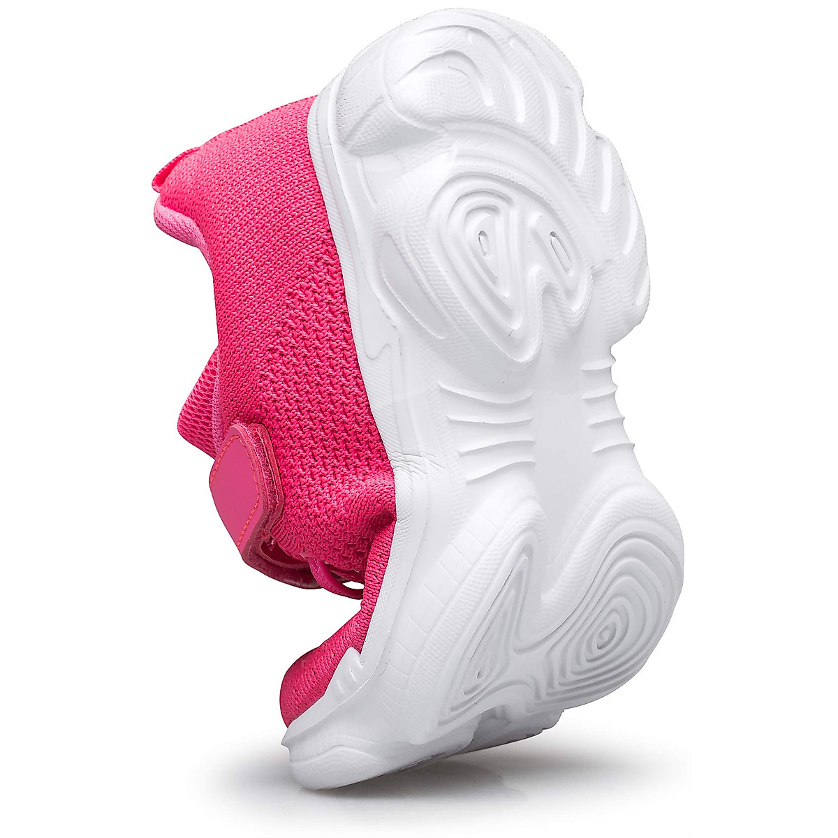 MURDESOT Kids Shoes Toddler Boys Girls Athletic Running Sports Strap Sneakers for Toddler/Little Kid/Big Kid Size 2 Pink