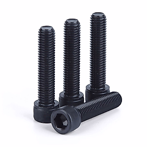 10 Pcs M10-1.5 x 30mm Hex Socket Head Cap Screws, 12.9 Grade Alloy Steel, Allen Socket Drive, Black Oxide Finish, Machine Thread，Full Thread （10 Pcs M10-1.5 x 30mm）