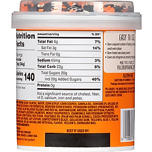 Pillsbury Funfetti Halloween Bundle, 1 of each Chocolate Slime Cake Mix, Slime Brownie Mix, Green Vanilla and Orange Vanilla Frosting with Sprinkles (Pack of 4) with By The Cup Spreader