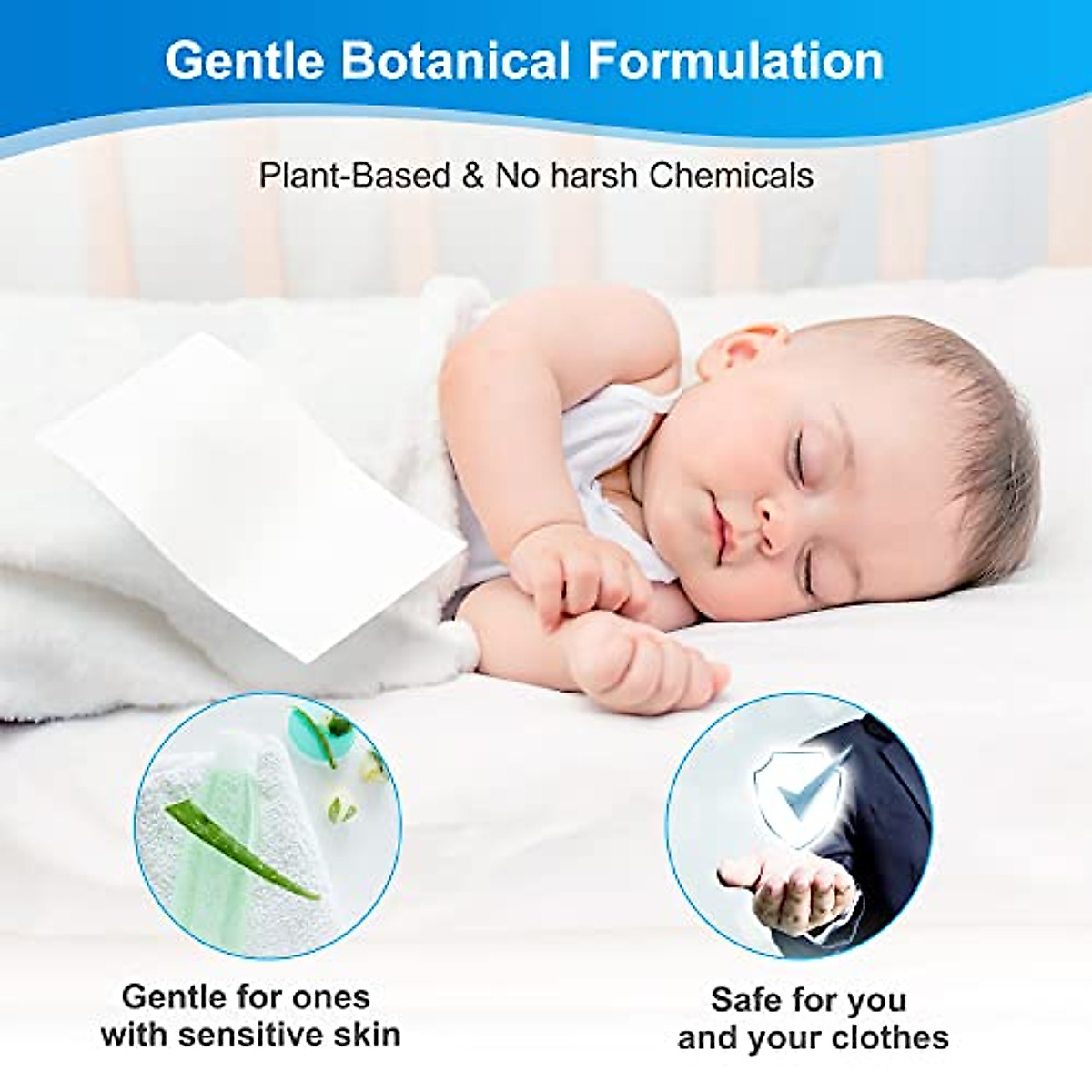 LANSIRY Laundry Detergent Sheets - 200 Loads Fresh Linen Scent Washing Detergent Strips, Compact Lightweight Liquidless Eco-Friendly Hypoallergenic Portable Soap Sheets for Save Space and Travel