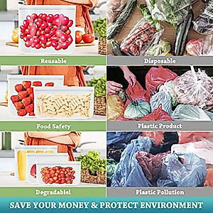 Reusable Food Storage Bags 6Pack, BPA Free Stasher Bag, Reusable Snack Bags Sandwich Bags Freezer Bags, Silicone Bags for Food Storage,Travel,Home Organize (2S+4M)