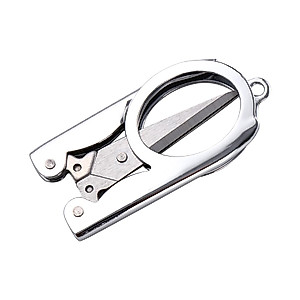 1Pcs Stainless Steel Folding Scissors Portable Mini Pocket Travel Scissors Embroidery Scissors Office School Supplies For Student(S)