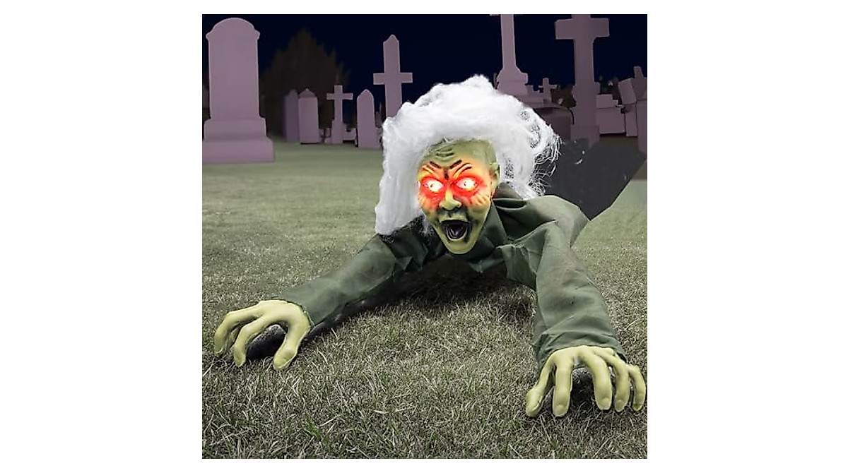 Animated Zombie Groundbreaker: Scary Outdoor Halloween Decor