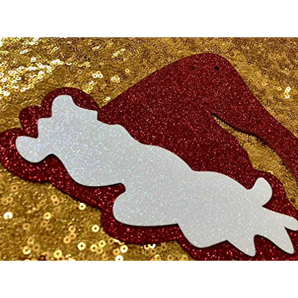 LeeSky Drink Up Grinches Banner Gold Glitter Grinch Christmas Decorations, The Grinch Party Decor, Merry Christmas Banner, Ugly Christmas Sweater Party Decor