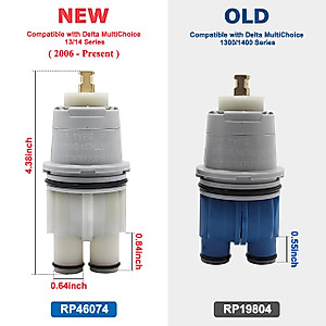 RP46074 Valve Cartridge Assembly Replacement for Delta 13 & 14 Tub/Shower Valves