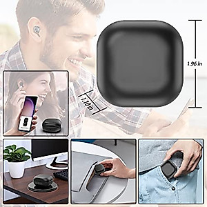 Lopnord Wireless Charging Case for Samsung Galaxy Buds 2 Pro SM-R510, Replacement Charger Case for Galaxy Buds 2 Pro with Bluetooth Pairing, Support Wireless & Wired Charging (Earbuds Not Included)