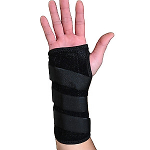 Wrist Brace for Carpal Tunnel, Adjustable Wrist Support Brace with Splints Right Hand, Small/Medium/Large, Arm Compression Hand Support for Injuries, Wrist Pain, Sports, Sprain,