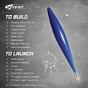 Estes 1295 Mean Machine Flying Model Rocket Kit