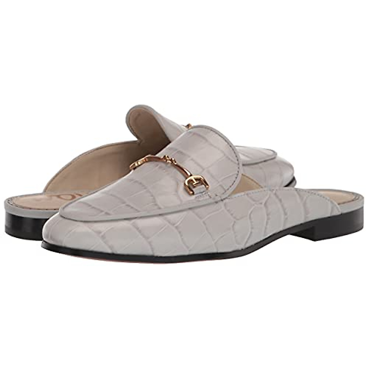 Sam Edelman Women's Linnie Mule Pebble Grey 5.5 Medium