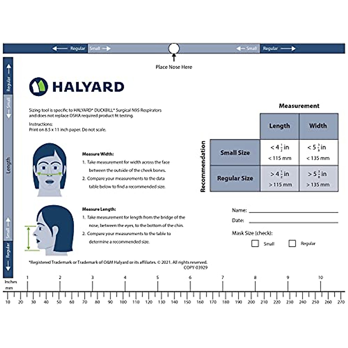 HALYARD FLUIDSHIELD N95 Respirators, ASTM Level 3 Mask, Regular Size, Orange, 46727 (Case of 210)