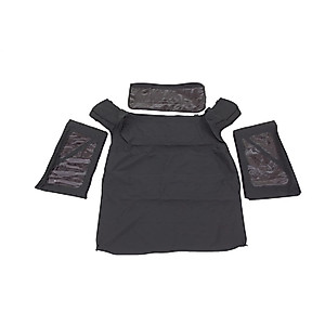Rampage Factory Replacement Soft Top | Sail Cloth, Black Diamond Color with Tinted Windows | 919935 | Fits 2011 - 2018 Jeep Wrangler JK 2-Door