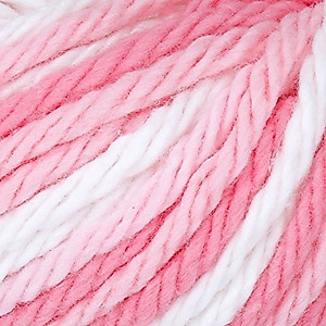 Lily Sugar 'N Cream The Original Ombre Yarn, 4-ply worsted, Strawberry, 2 Ounces/95 Yards (Pack of 1)